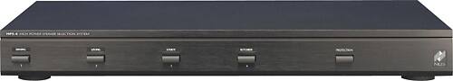 Best Buy: Niles 4-Pair Speaker Selector Black HPS-4