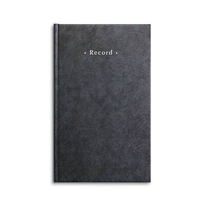 Staples Record Book, 7.25"W x 11.75"H, 300 Sheets/Book Blue Marble ...