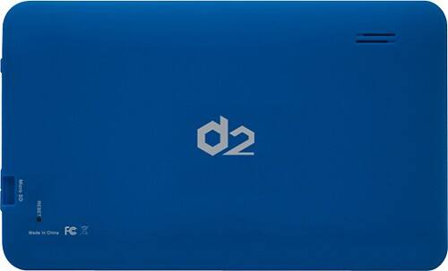 Best Buy: D2 Pad Tablet with 4GB Memory Blue D2-711_BL