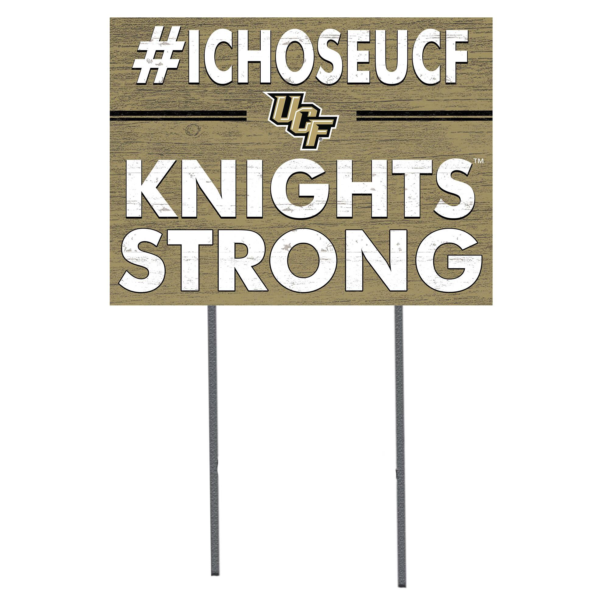 Jardine UCF Knights 18'' x 24'' I Chose Lawn Sign Black 4965520 - Best Buy