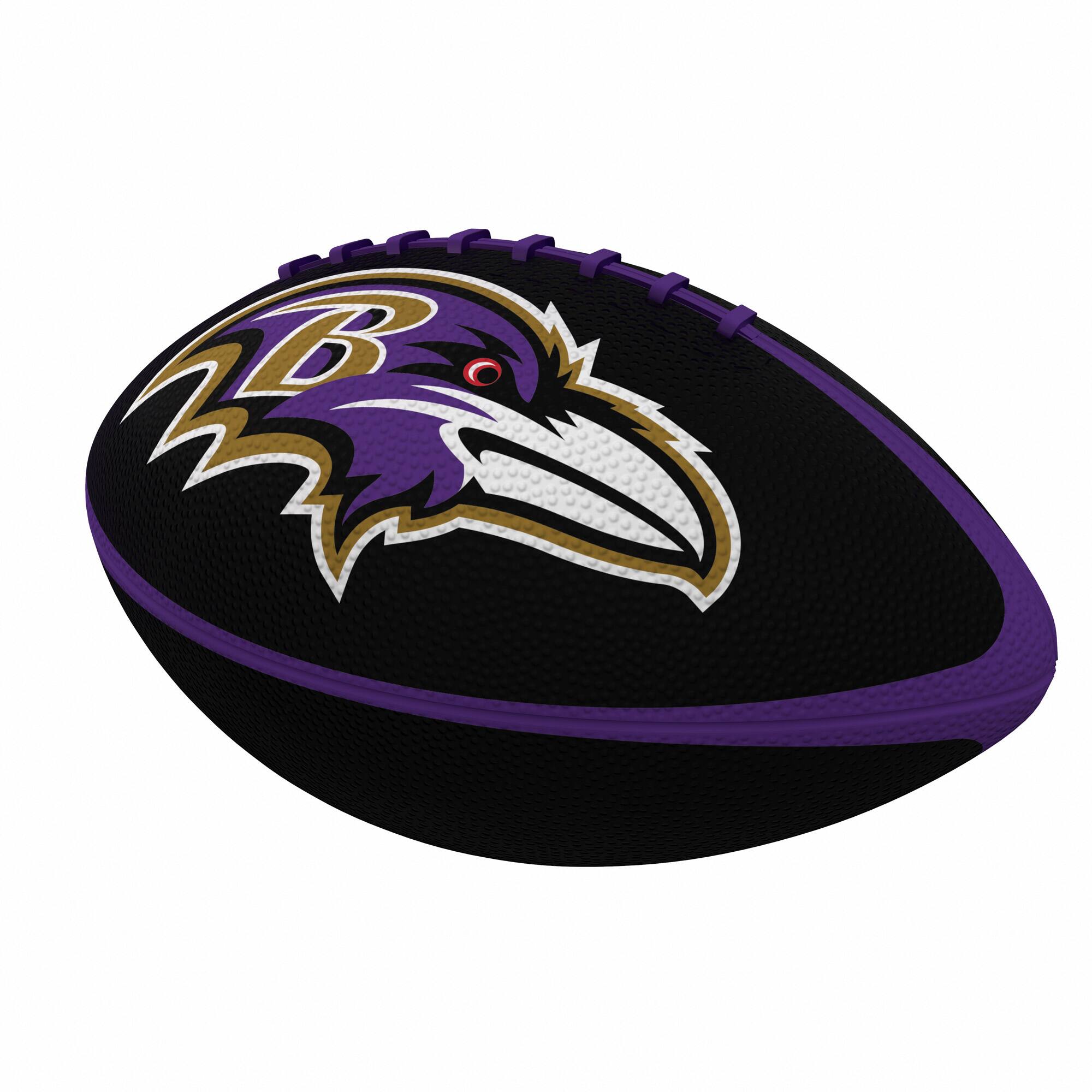 Logo Brands Baltimore Ravens Pinwheel Logo Junior Football Multicolor ...