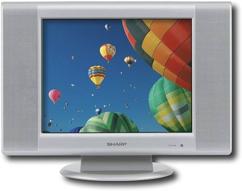 Best Buy: Sharp 15" Flat-Panel LCD TV w/Composite Video Input Silver ...