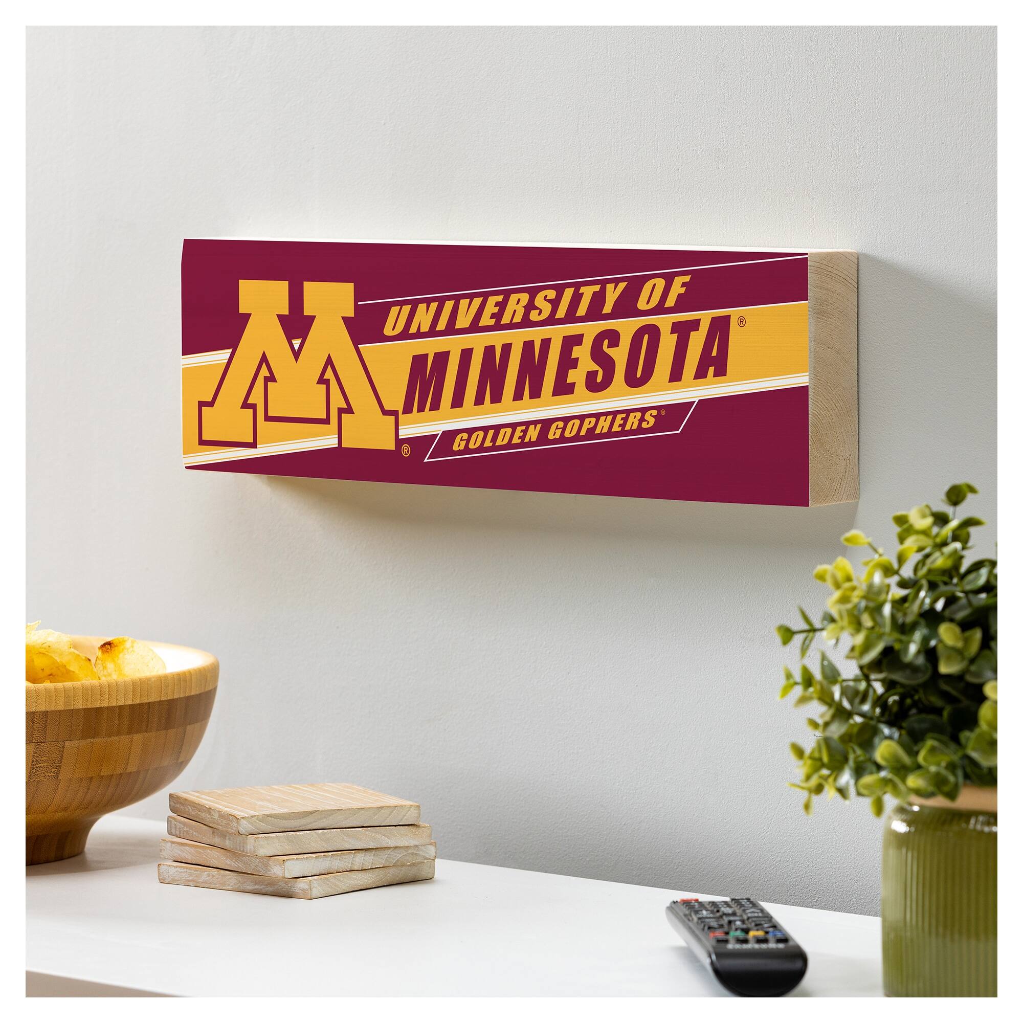 Evergreen Enterprises Minnesota Golden Gophers 5" x 18" Shadow Logo ...