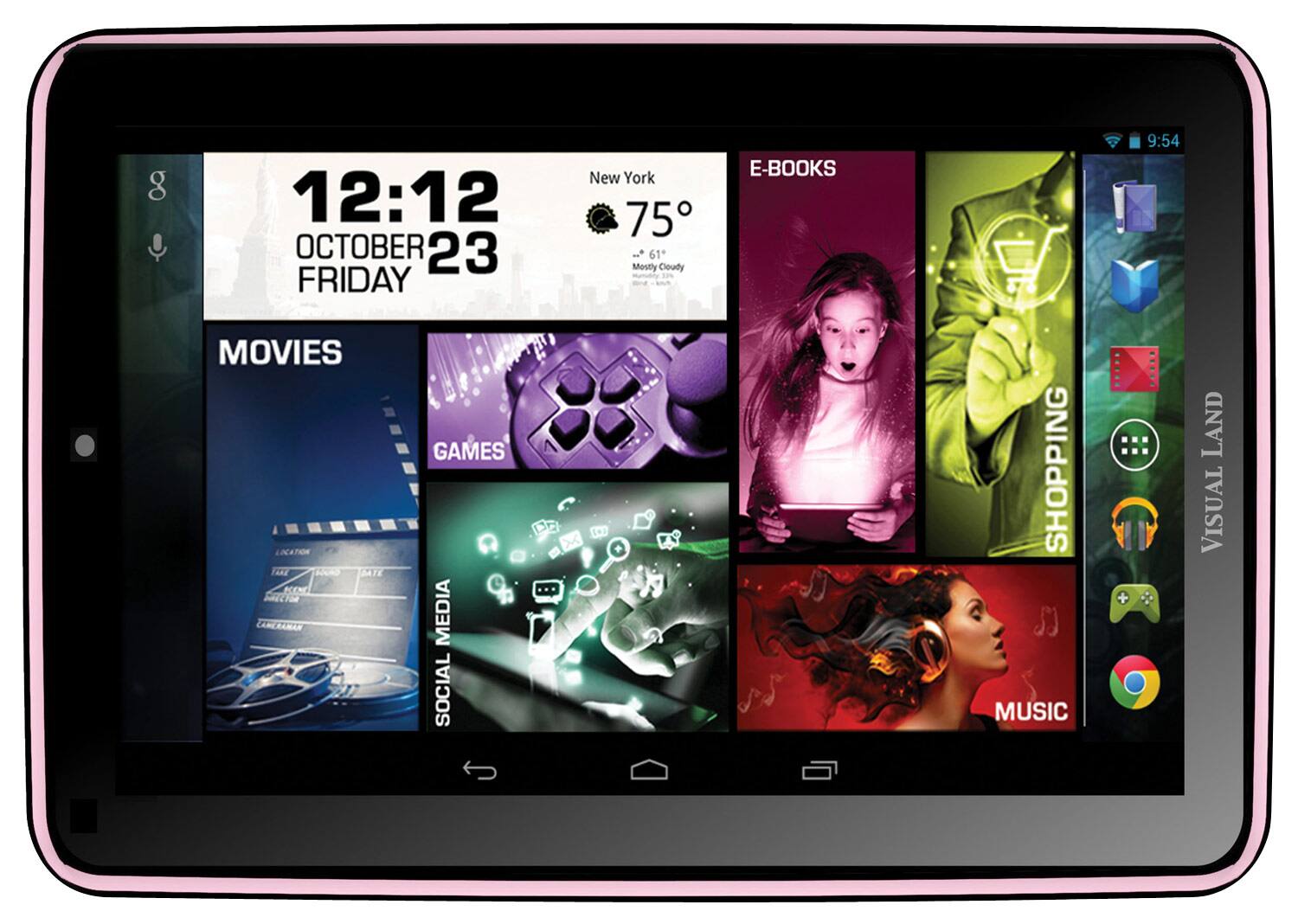 Customer Reviews: Visual Land Prestige Elite 8" 8GB Pink ME8Q8GBPNK ...