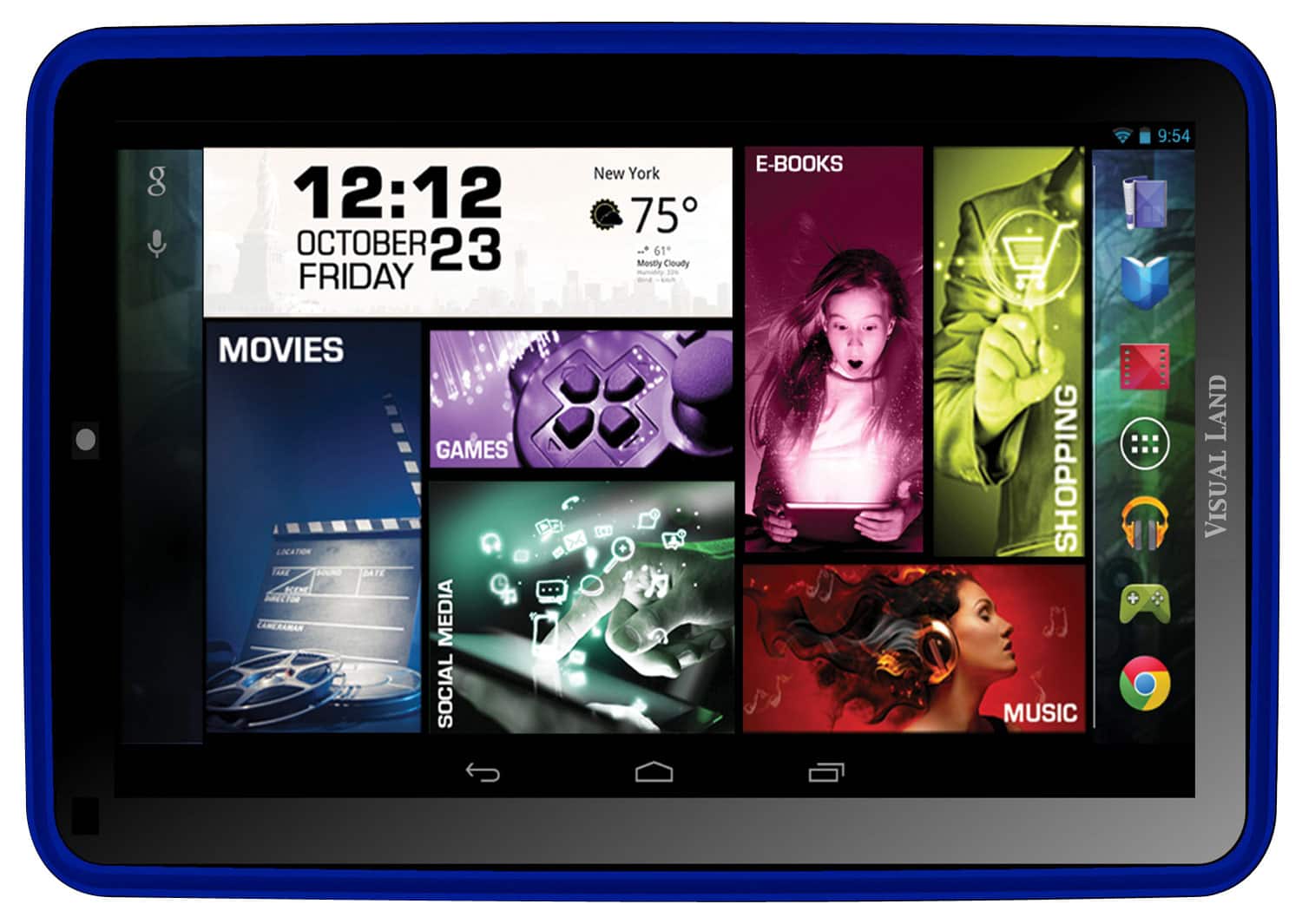 Customer Reviews: Visual Land Prestige Elite 8" 8GB Royal Blue ...