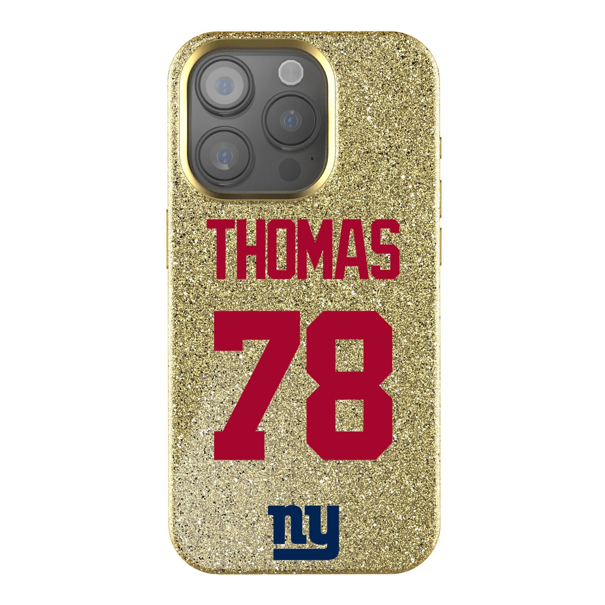 Keyscaper NFL Andrew Thomas New York Giants Bling iPhone Case 16 Plus ...