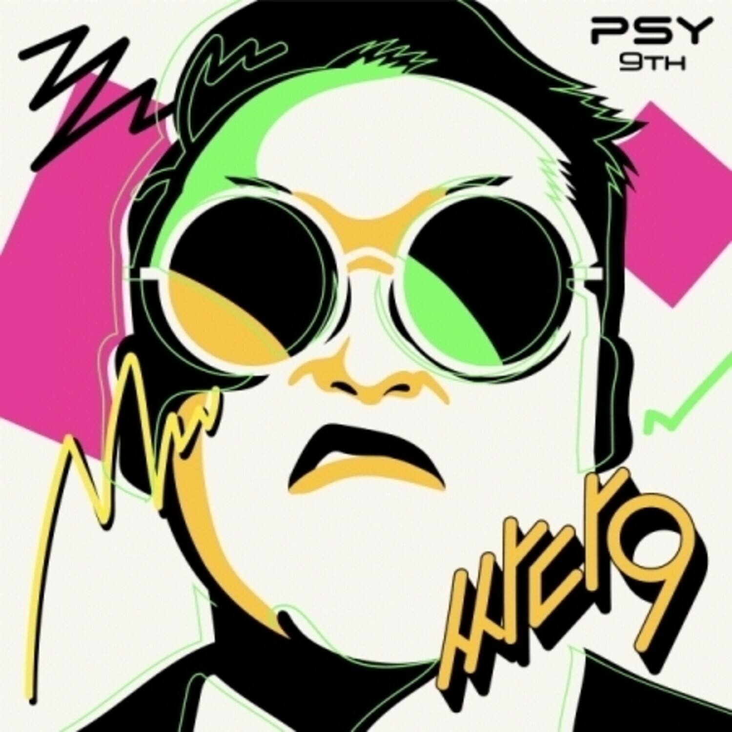 PSY 9th incl. 72pg Photobook, Pop Up Card, Post It + Bandaid COMPACT ...