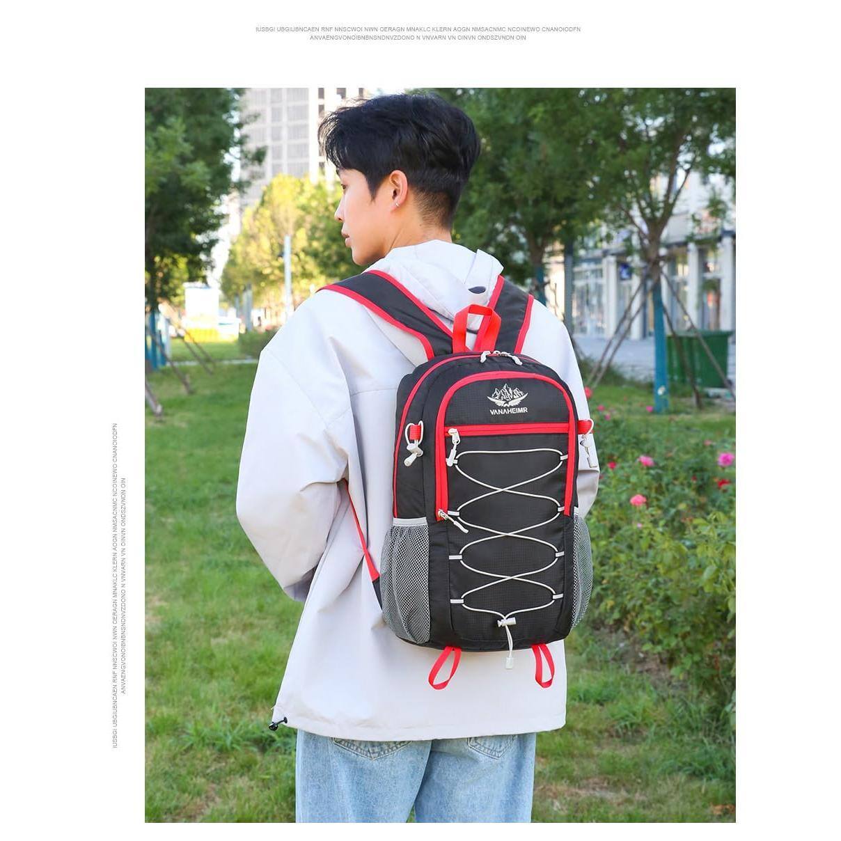 Cozy Serene Foldable Lightweight Hiking Backpack Camping Cycling Travel ...