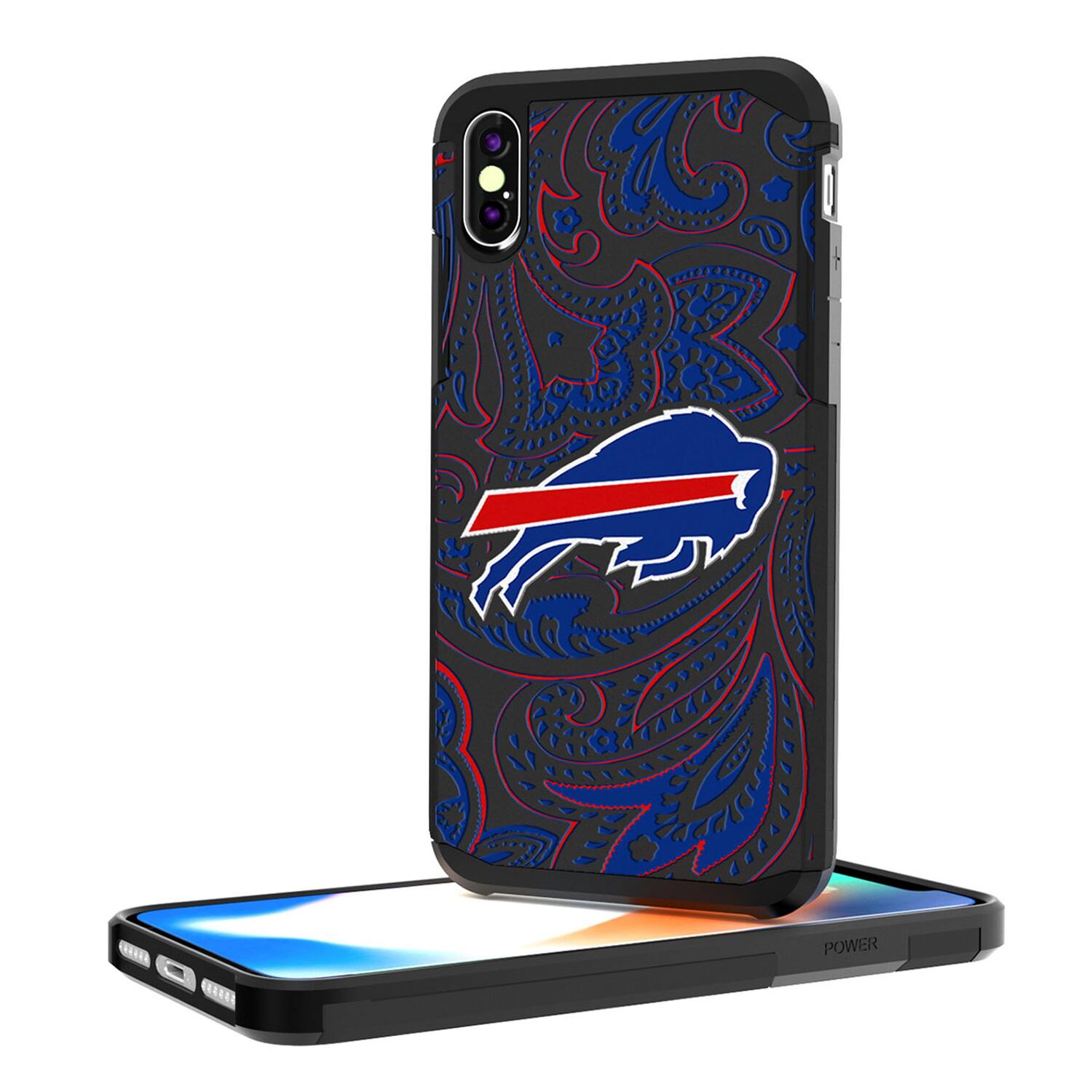 Keyscaper NFL Buffalo Bills iPhone Rugged Paisley Design Case 16 Plus ...