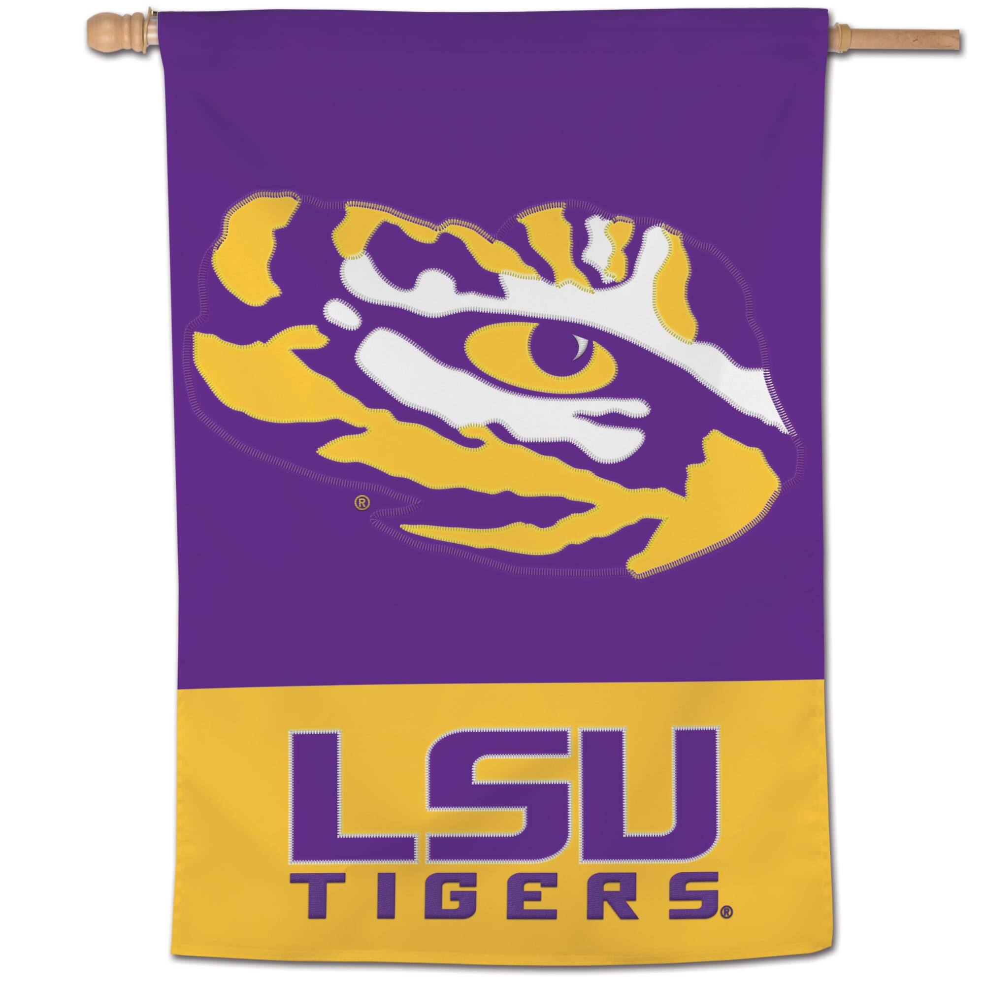 WinCraft LSU Tigers 28" x 40" Applique Vertical Banner Multicolor ...
