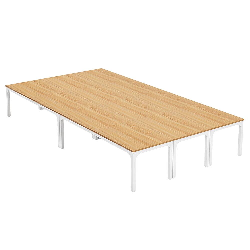 Kadyn Rectangular Dining Table, 78 inch Long Kitchen Table for 6 8 ...