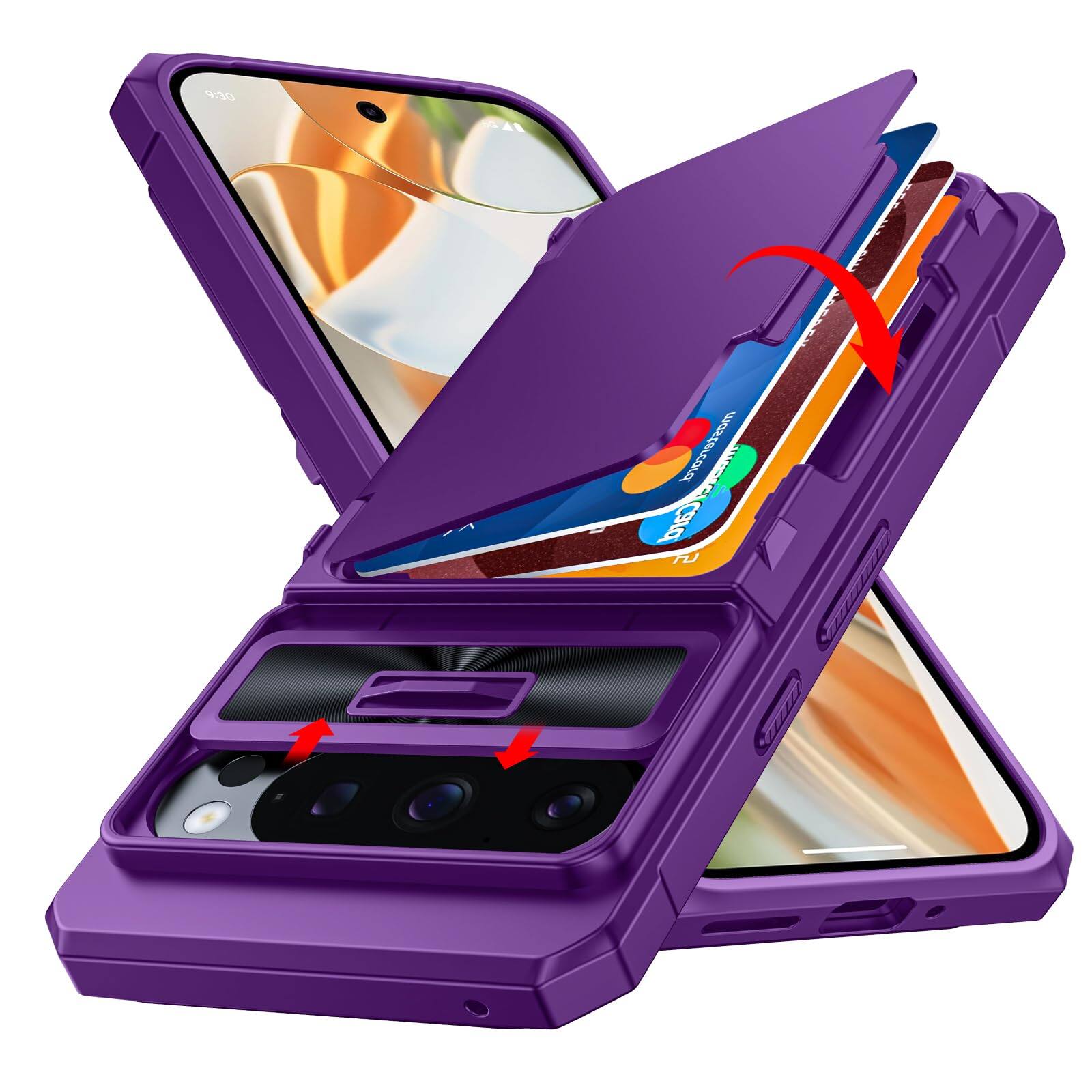 Jadie Link Cenmaso Pixel Pro Case Card Holder Cards Sliding Camera ...