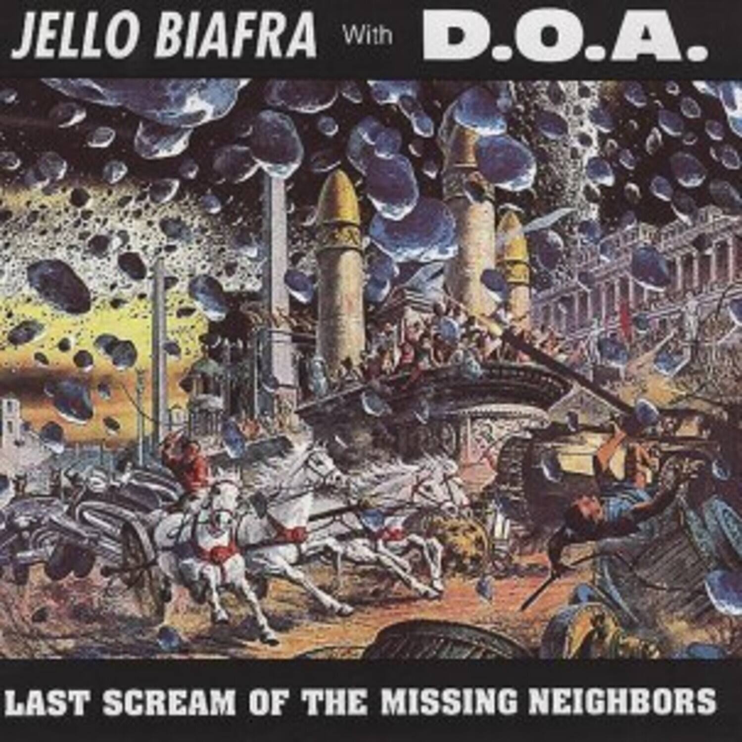 Jello Biafra Last Scream Of The Missing Neighbors Yellow VINYL LP ...