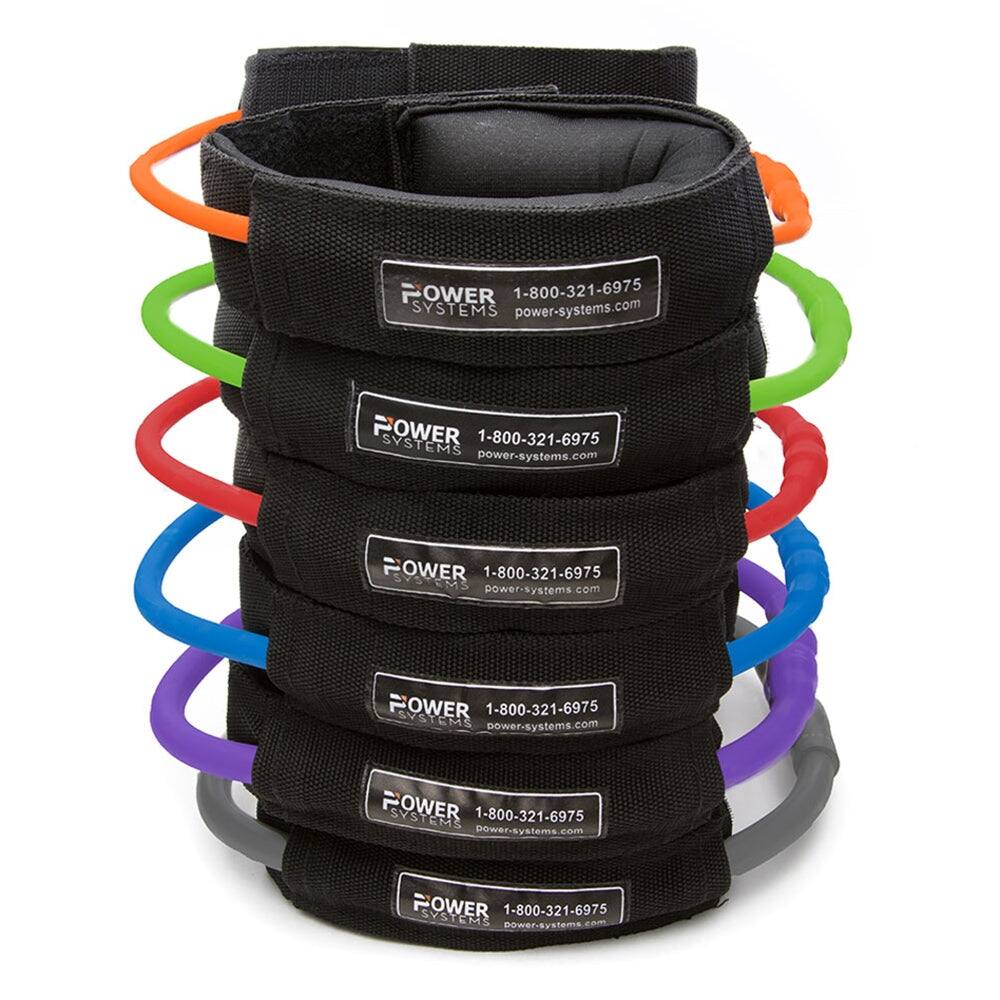 Power Systems Versa Cuff, 2 Padded Cuff with Resistance Tubes for Wrist ...