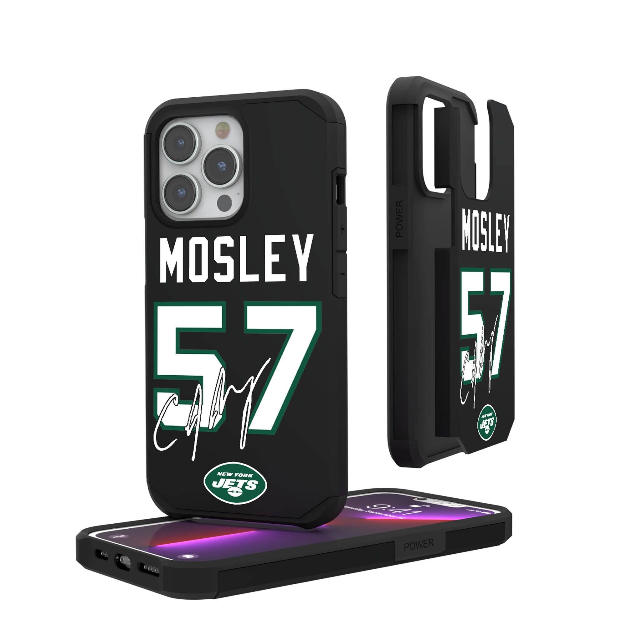 Keyscaper NFL New York Jets C.J. Mosley iPhone Rugged Case 14 Plus ...