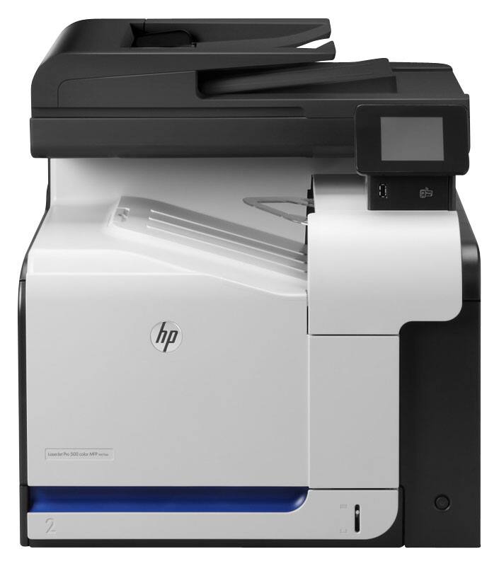 HP LaserJet Pro 500 Network Ready Color All In One Printer White CZ271A ...