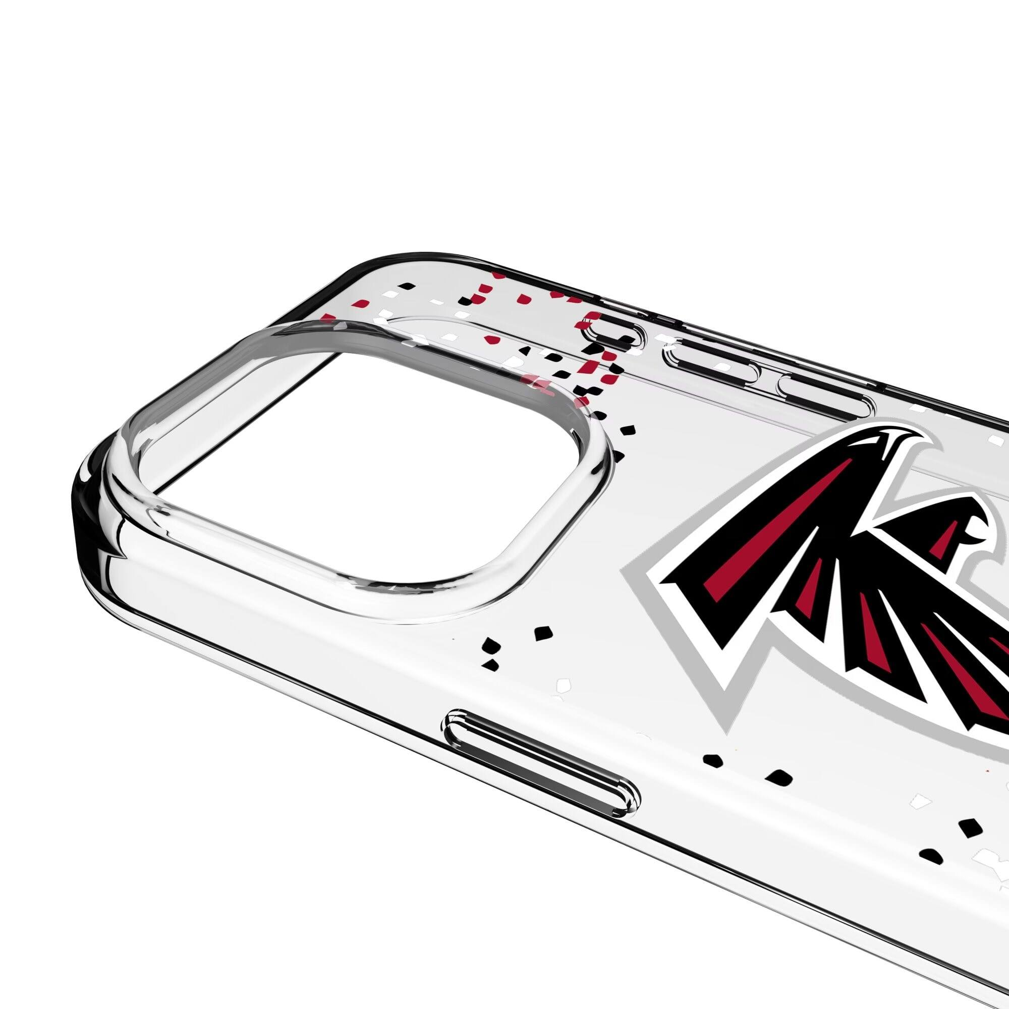 Keyscaper NFL Atlanta Falcons iPhone Clear Case with Confetti Design 14 ...