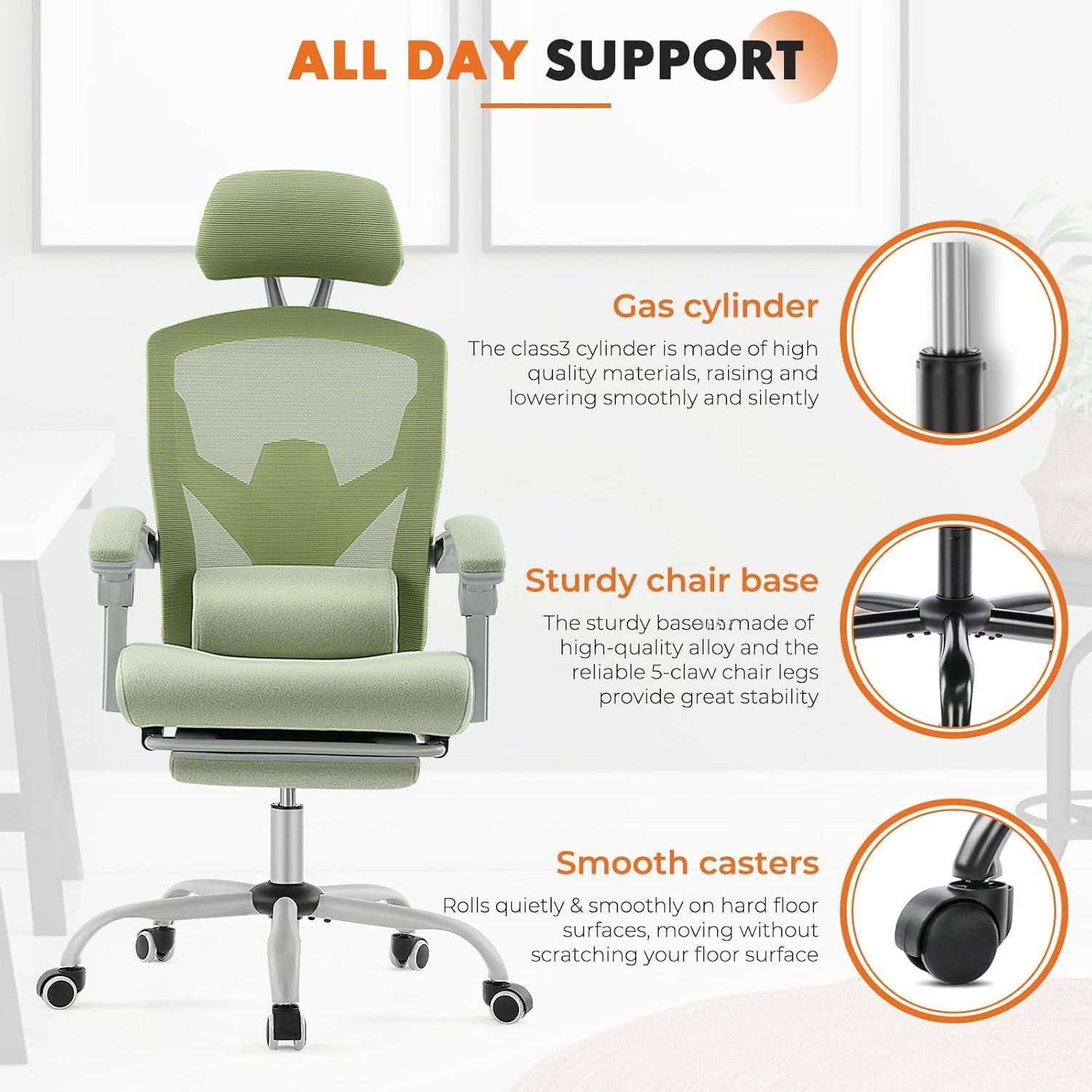 ThinkLink Electronic Modern Premium High Office Computer Desk Chair ...