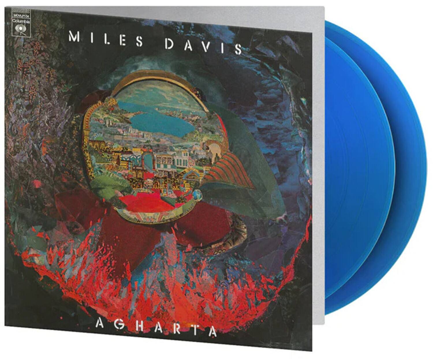 Miles Davis Agharta Limited Gatefold 180 Gram Translucent Blue Colored ...