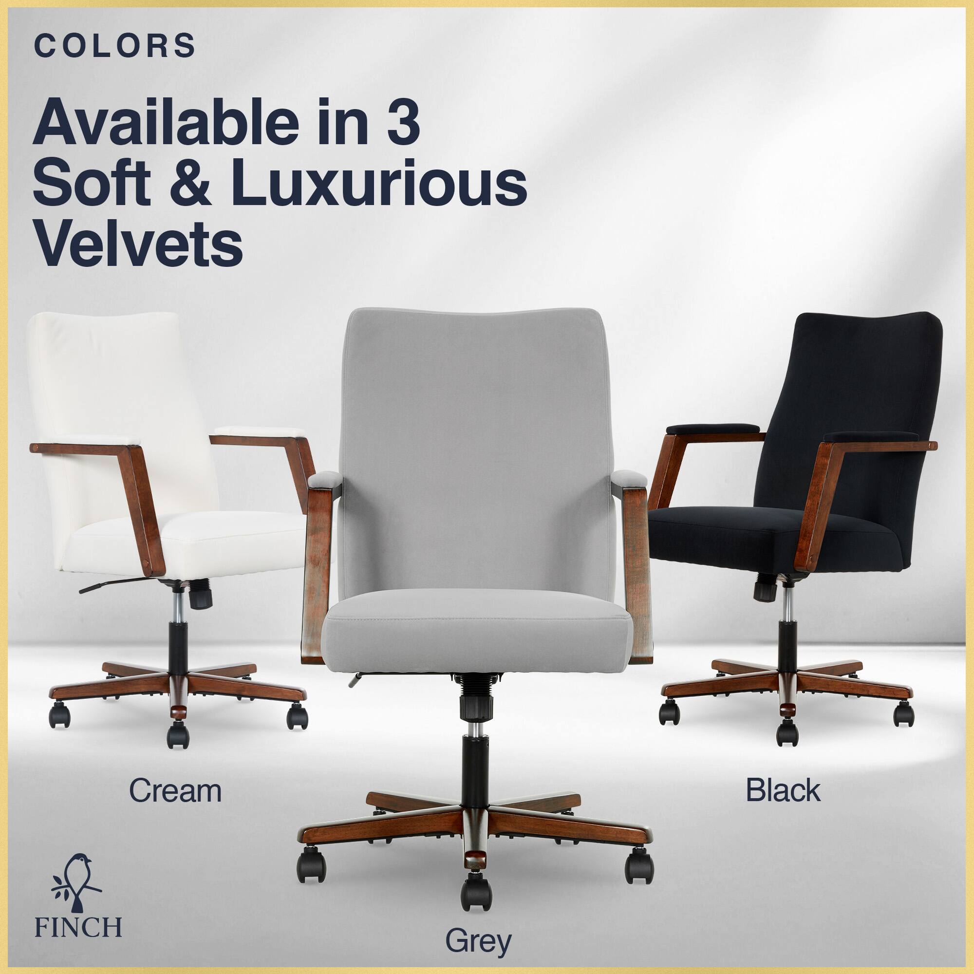 Finch Neo One Fabric Mid-Back Home Office Chair with Padded Finch Neo One Fabric Mid-Back Home Office Chair with Padded