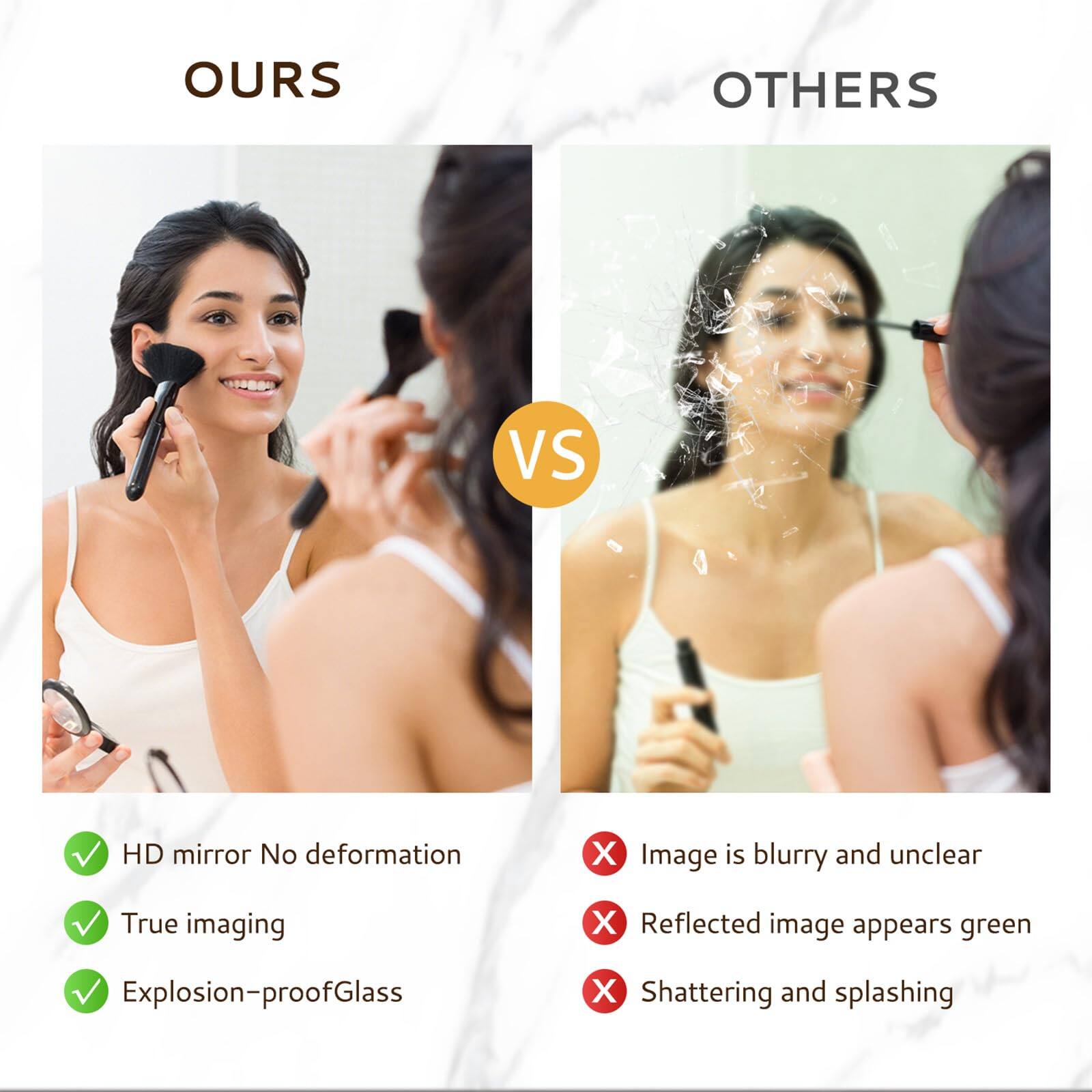 Cedar Assembly Arched Mirror 20"x30" Arch Bathroom Wall Modern ...