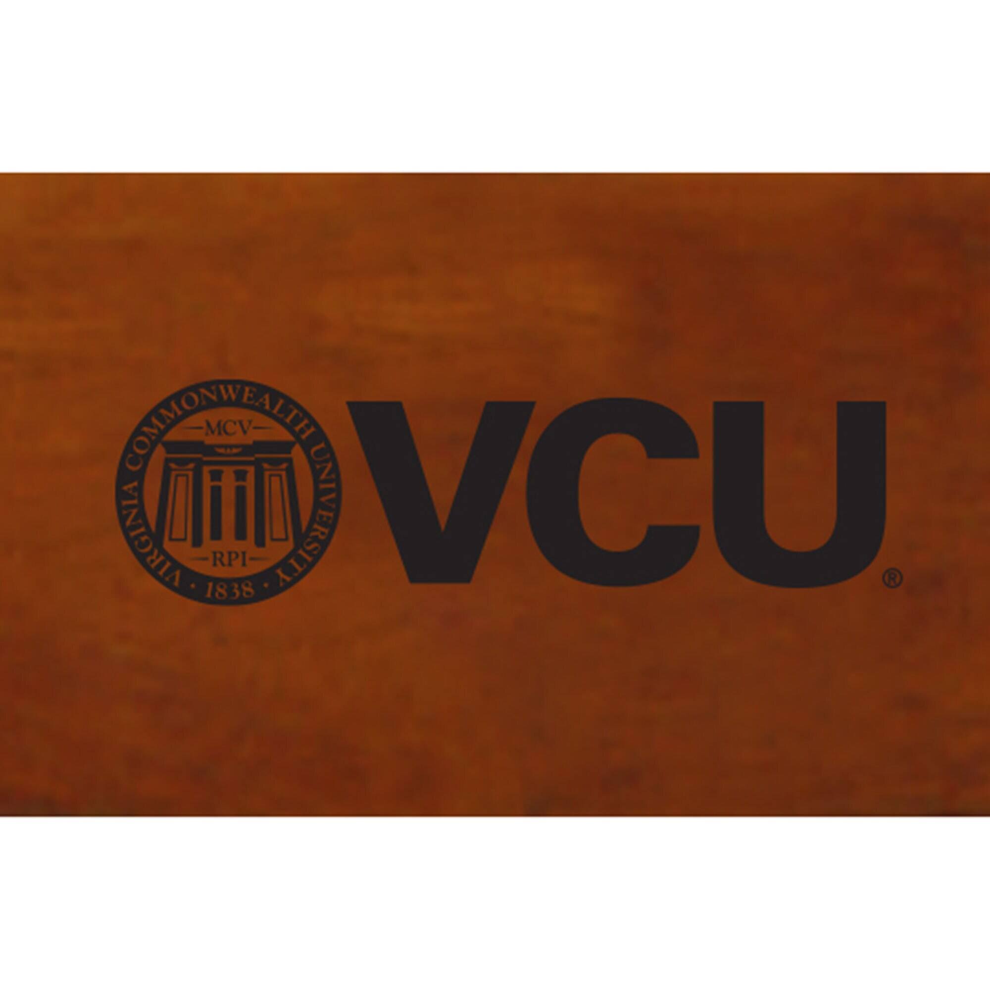 Jardine VCU Rams Captain's Chair with Cherry Crown Black 200447520 ...