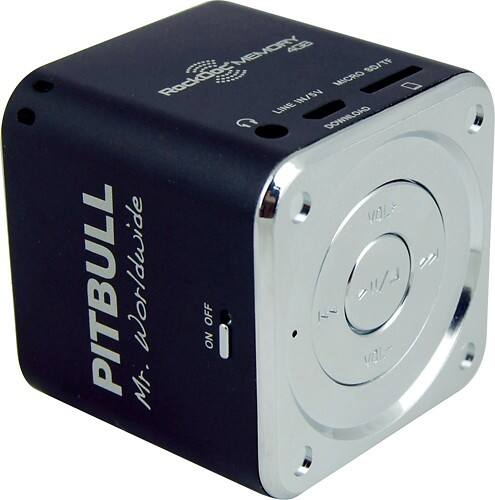 Best Buy: RockDoc Pitbull POWER Portable 1-Way Speaker with 4GB Memory ...
