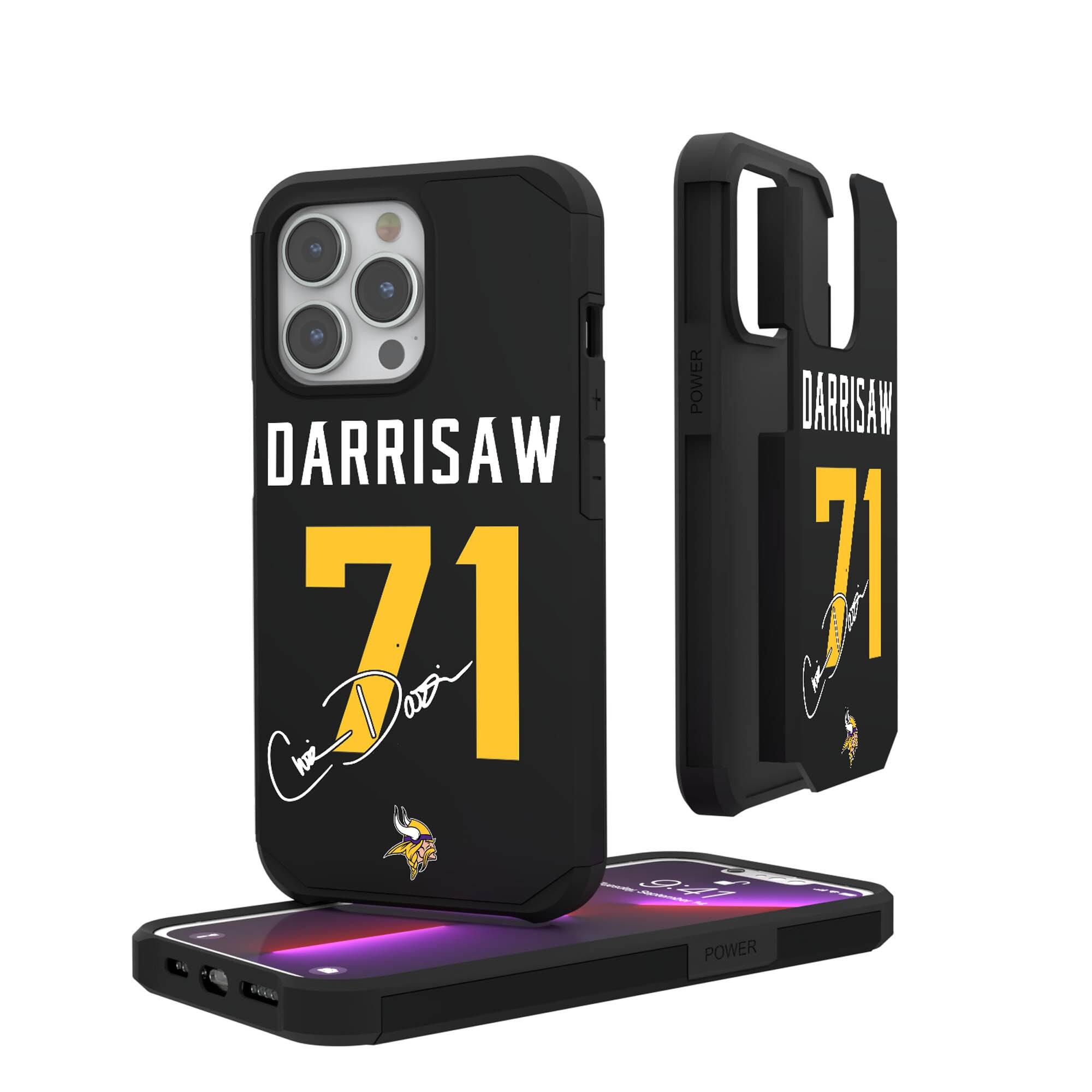 Keyscaper NFL Christian Darrisaw Minnesota Vikings iPhone Rugged Case ...