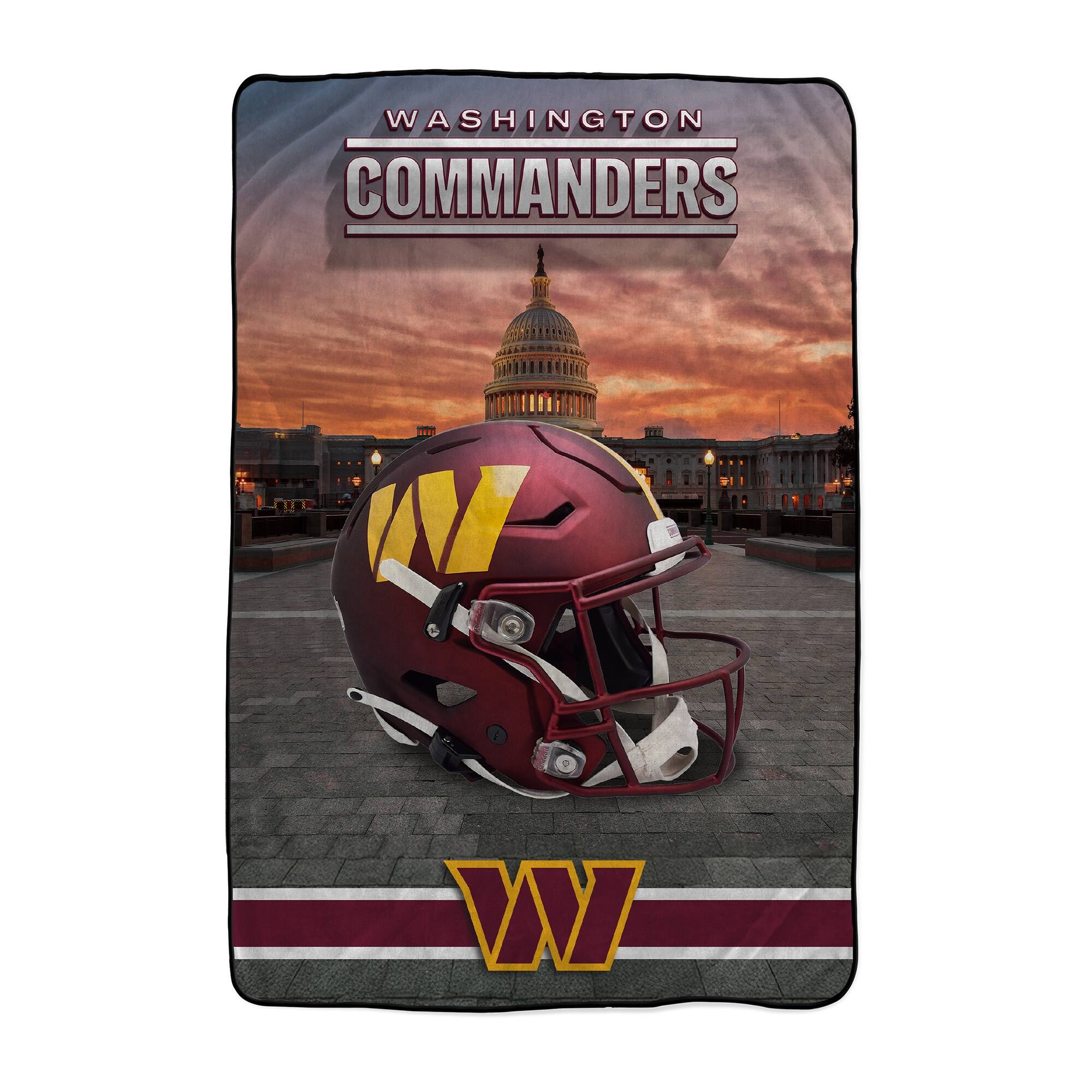 Pegasus Washington Commanders 66" x 95" Oversized Skyline Series Helmet ...