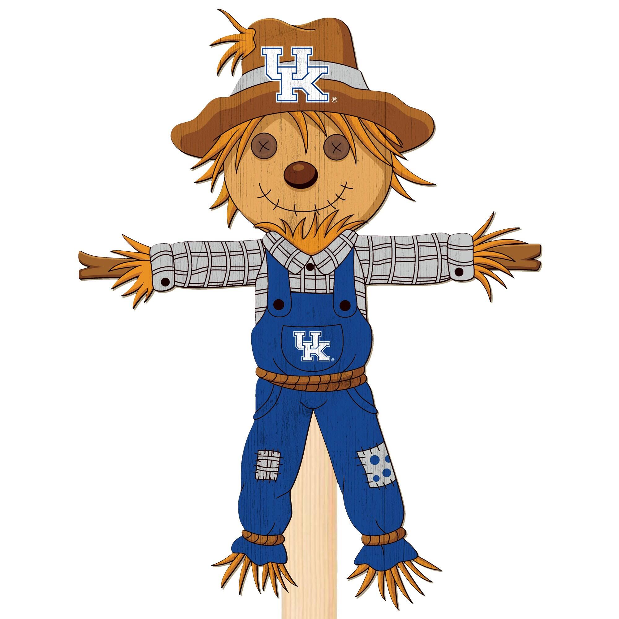 Fan Creations Kentucky Wildcats 12" Scarecrow Yard Stake Multicolor ...