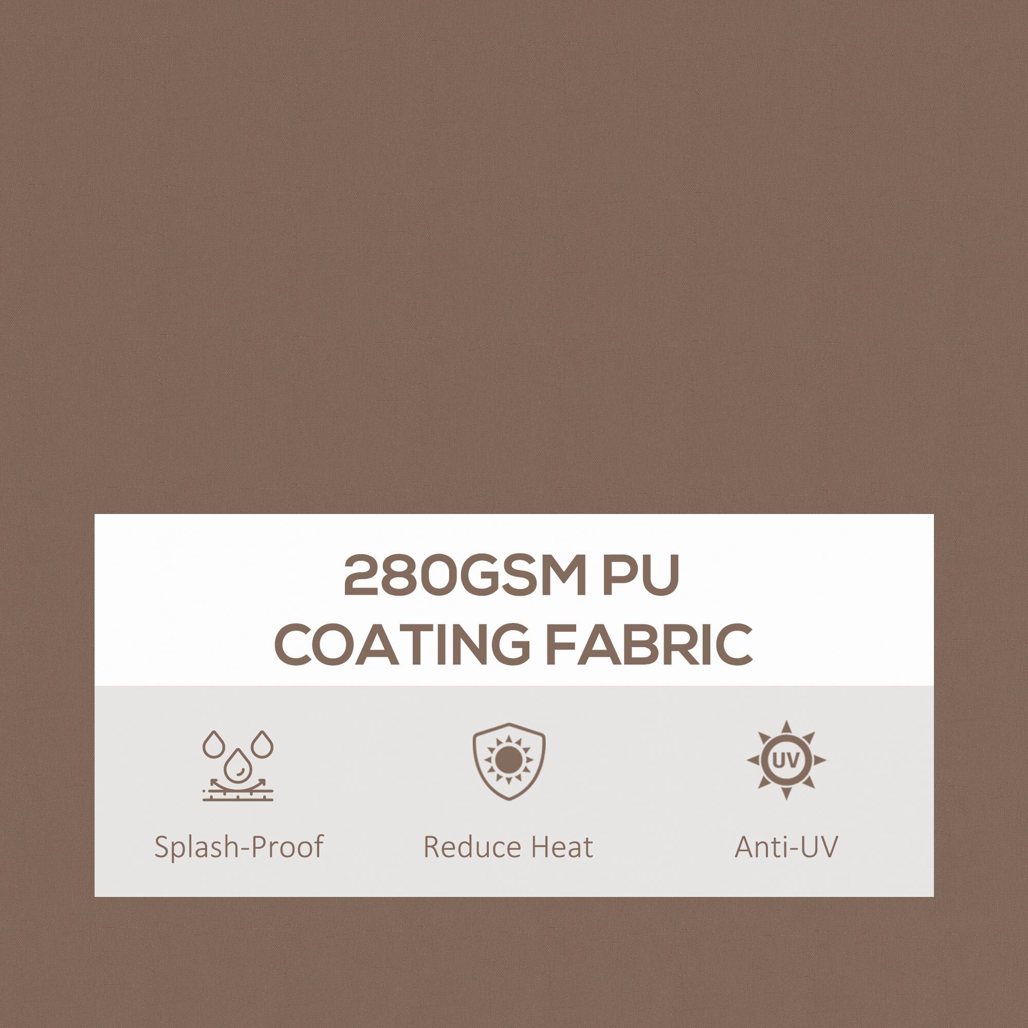 Outsunny 12' x 10' Retractable Awning, Patio Awning Sunshade Shelter ...