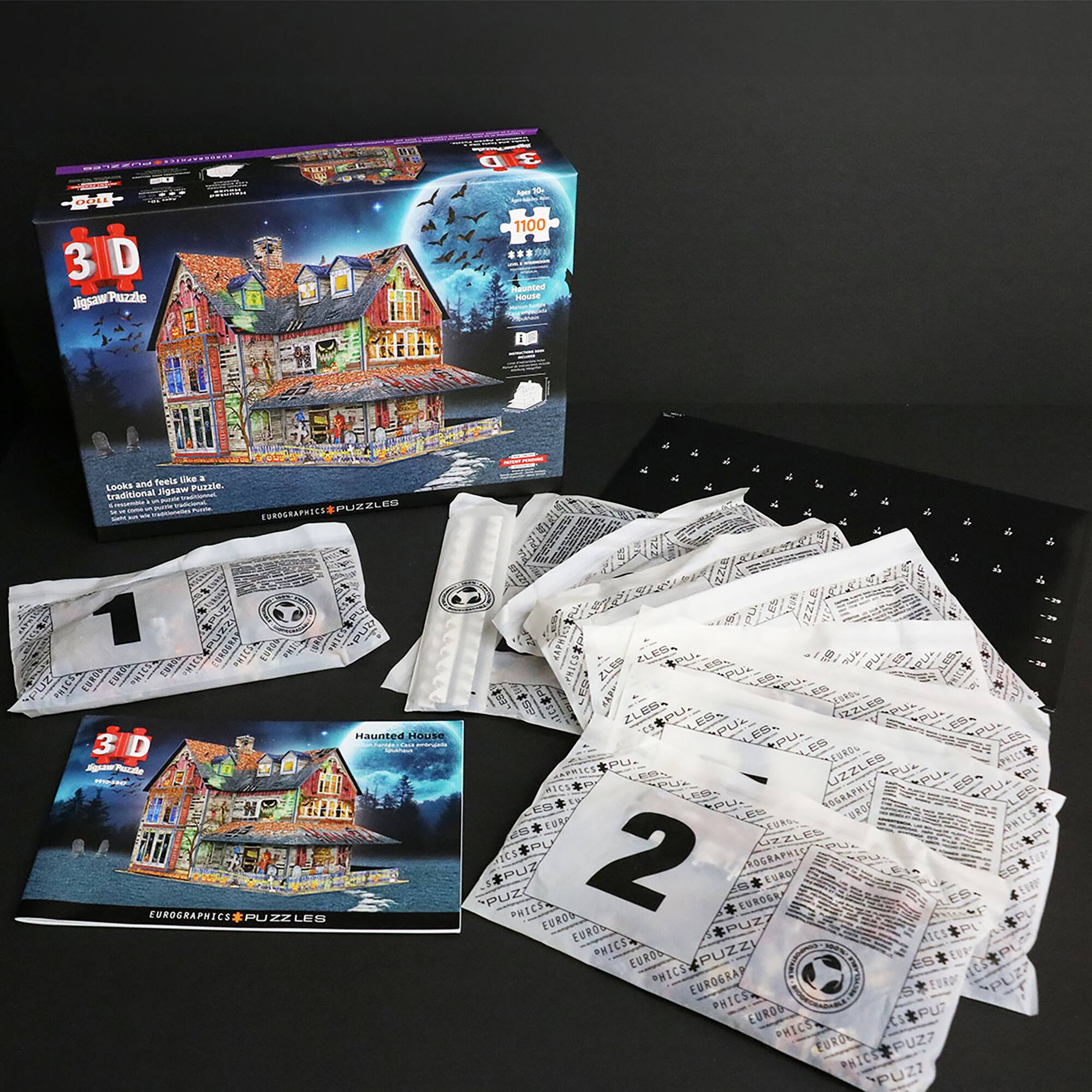 Eurographics Eurographics: 3D Puzzle: Haunted House 1100 Pieces ...