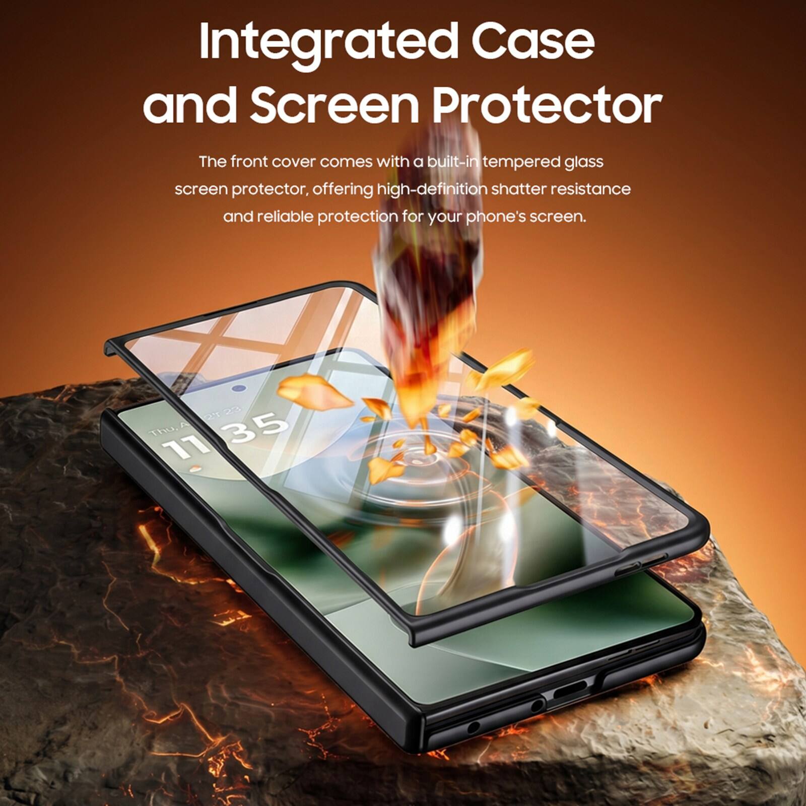 Dteck For Motolora Razr Fold (2026) Luxury Shockproof Rugged Magnetic ...