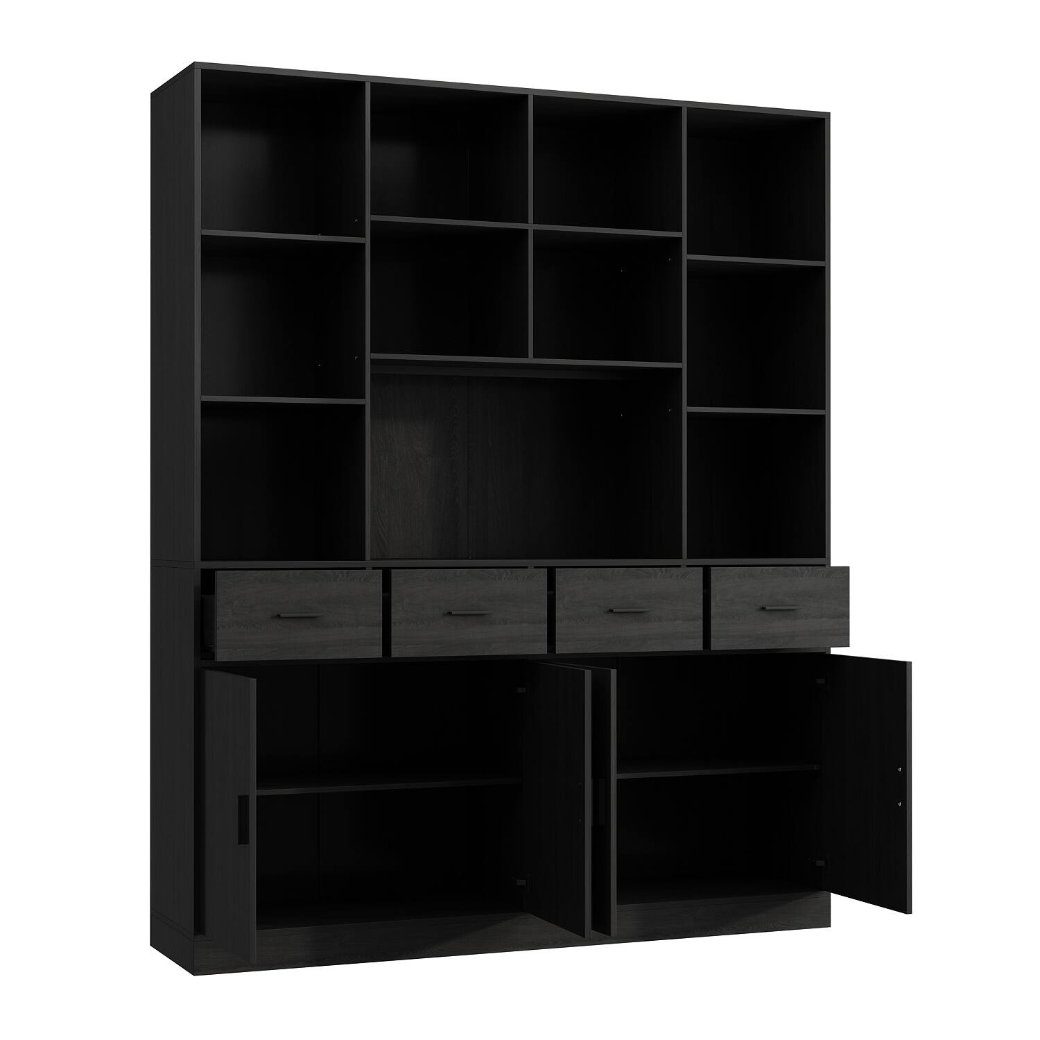 FUFU&GAGA Multi Purpose Storage Unit: Anti Tip, Versatile Display ...