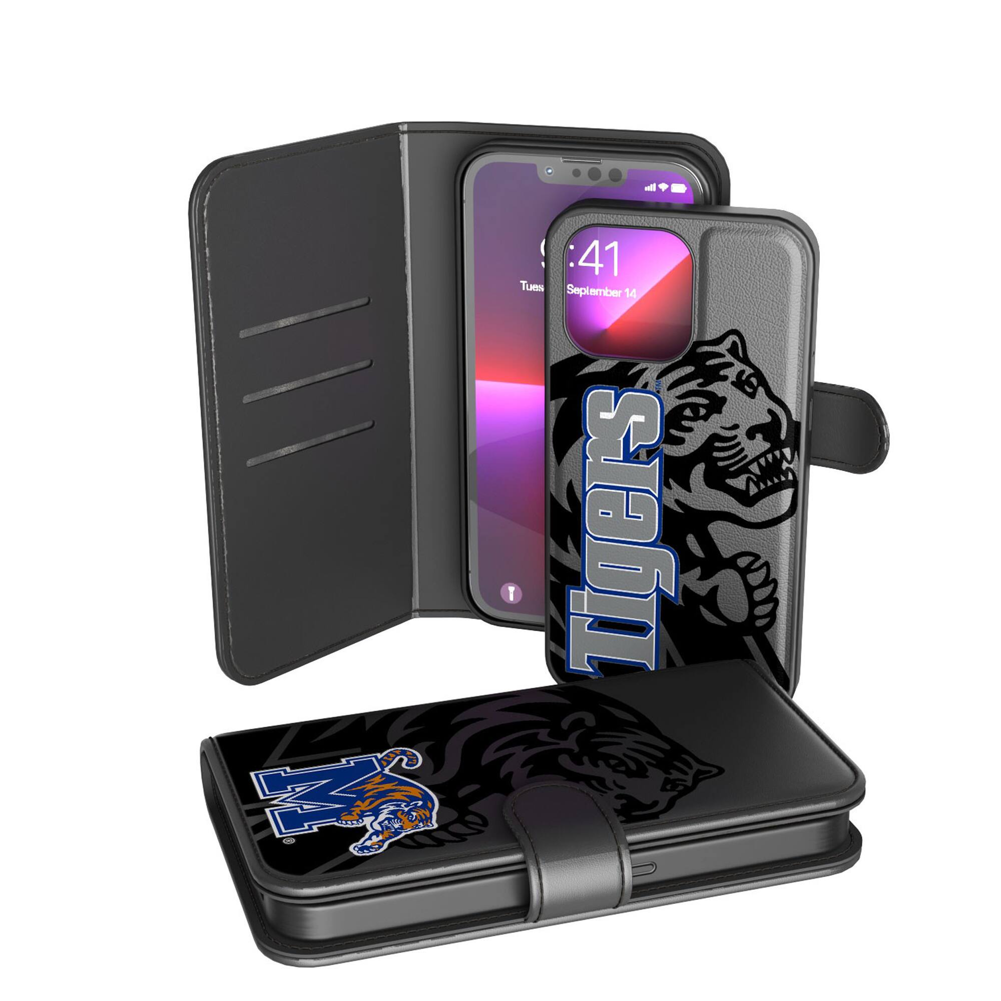 Keyscaper NCAA Memphis Tigers iPhone Wallet Case 15 Plus Multicolor ...