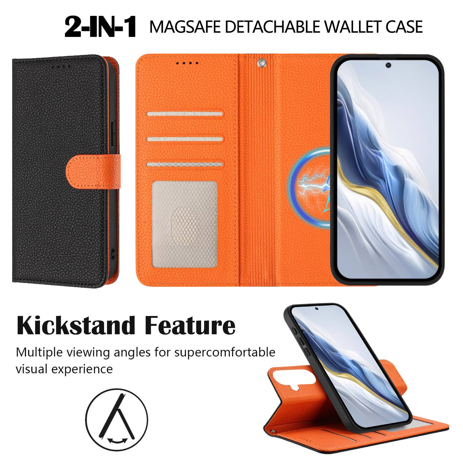 Dteck Magnetic Detachable 2 in 1 Wallet Case for Samsung Galaxy A17 5G ...