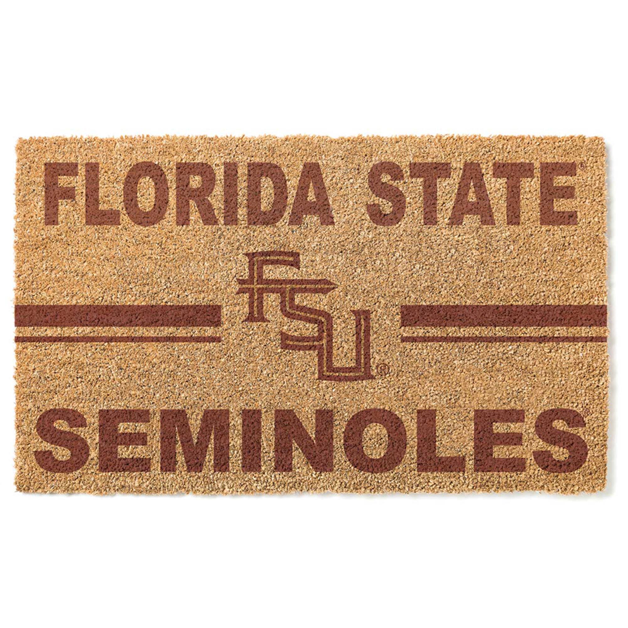 Jardine Florida State Seminoles 18" x 30" Team Logo Doormat Brown ...