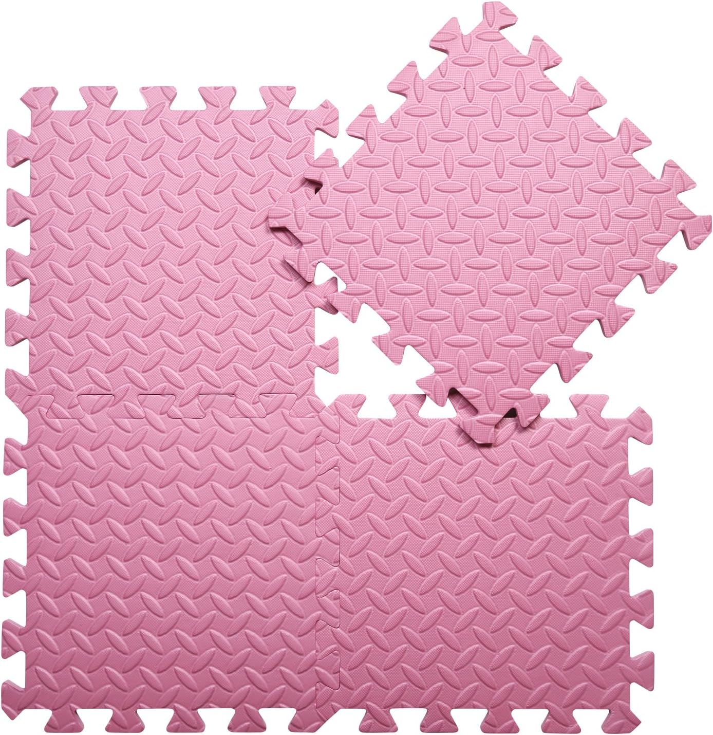 Auledio Pack of 16 Puzzle Exercise Mats, 12"x12" Foam Interlocking Play ...