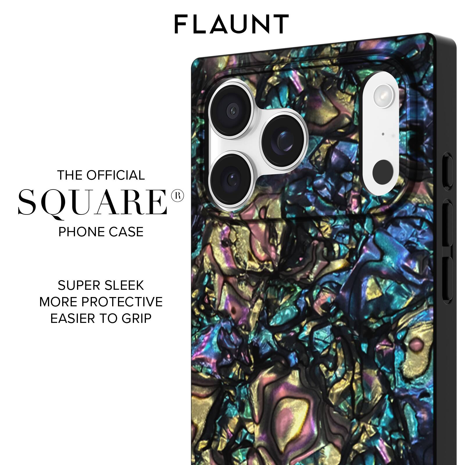 FLAUNT Square Case with MagSafe for Apple iPhone 17 Pro Max Abalone ...