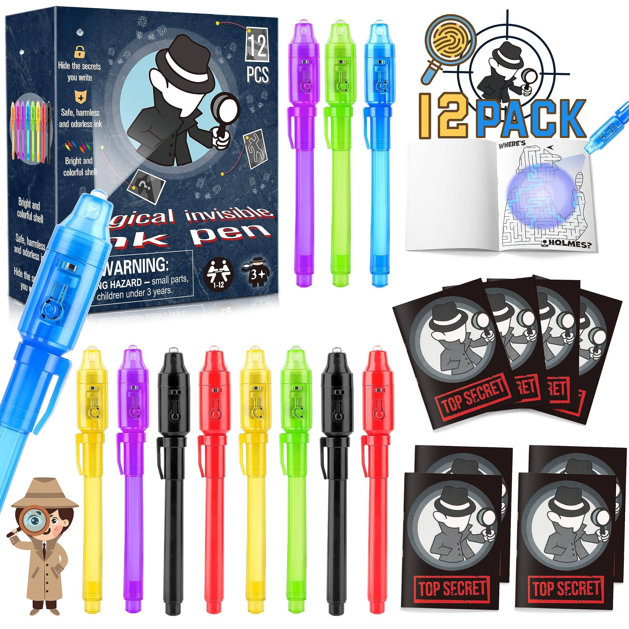 Paradigms Interiors 24 Invisible Ink Pen With Uv Light For Spy Pens And ...
