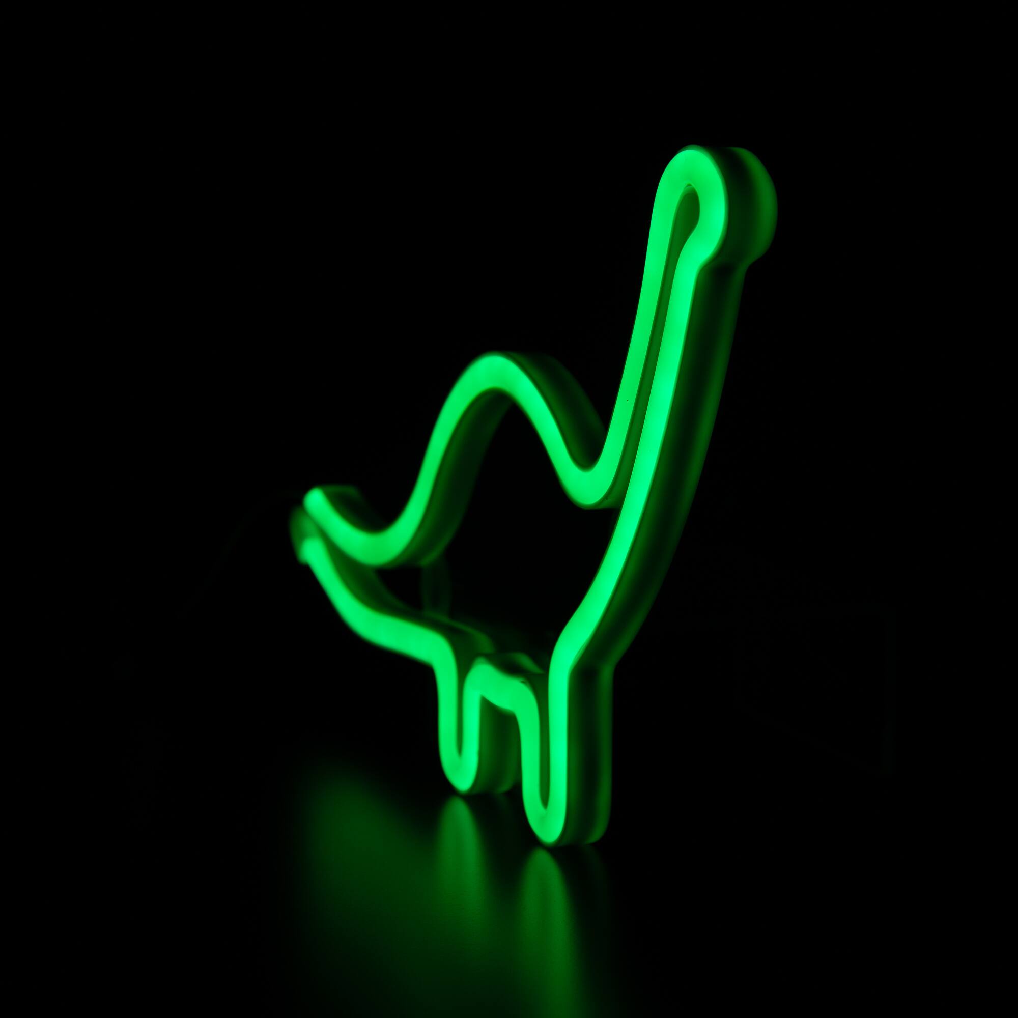 Northlight LED Brontosaurus Dinosaur Neon Lighted Wall Art 12" Green ...