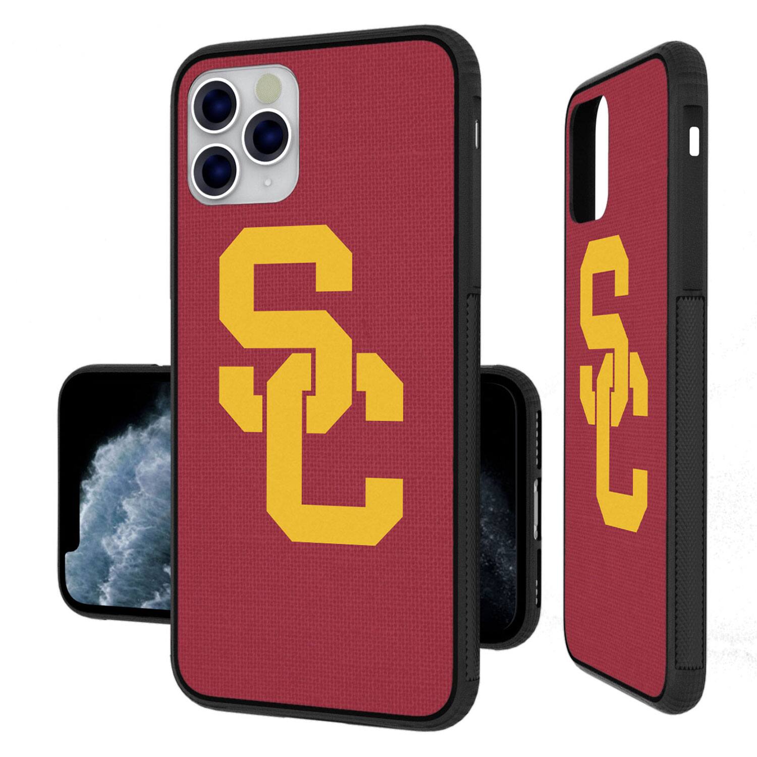 Keyscaper NCAA USC Trojans iPhone Solid Design Bump Case 15 Pro ...