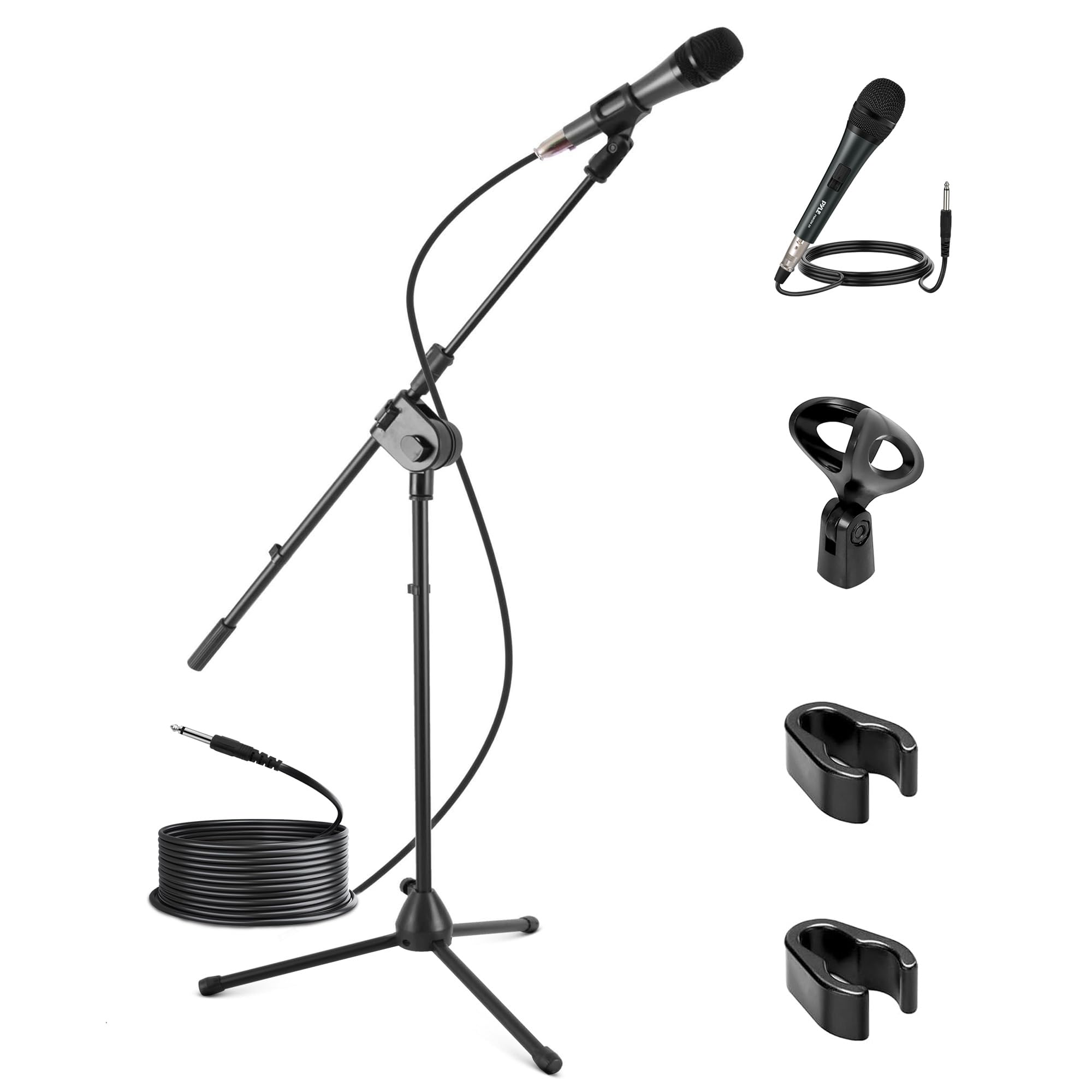 Dazzling Pops Dynamic Microphone And Tripod Stand Height Adjustable ...
