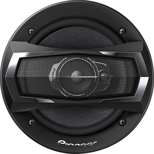 Pioneer A Series 6 1/2" 3 Way Car Speaker with Multilayer Mica Matrix Cone (Pair) Black TS ...