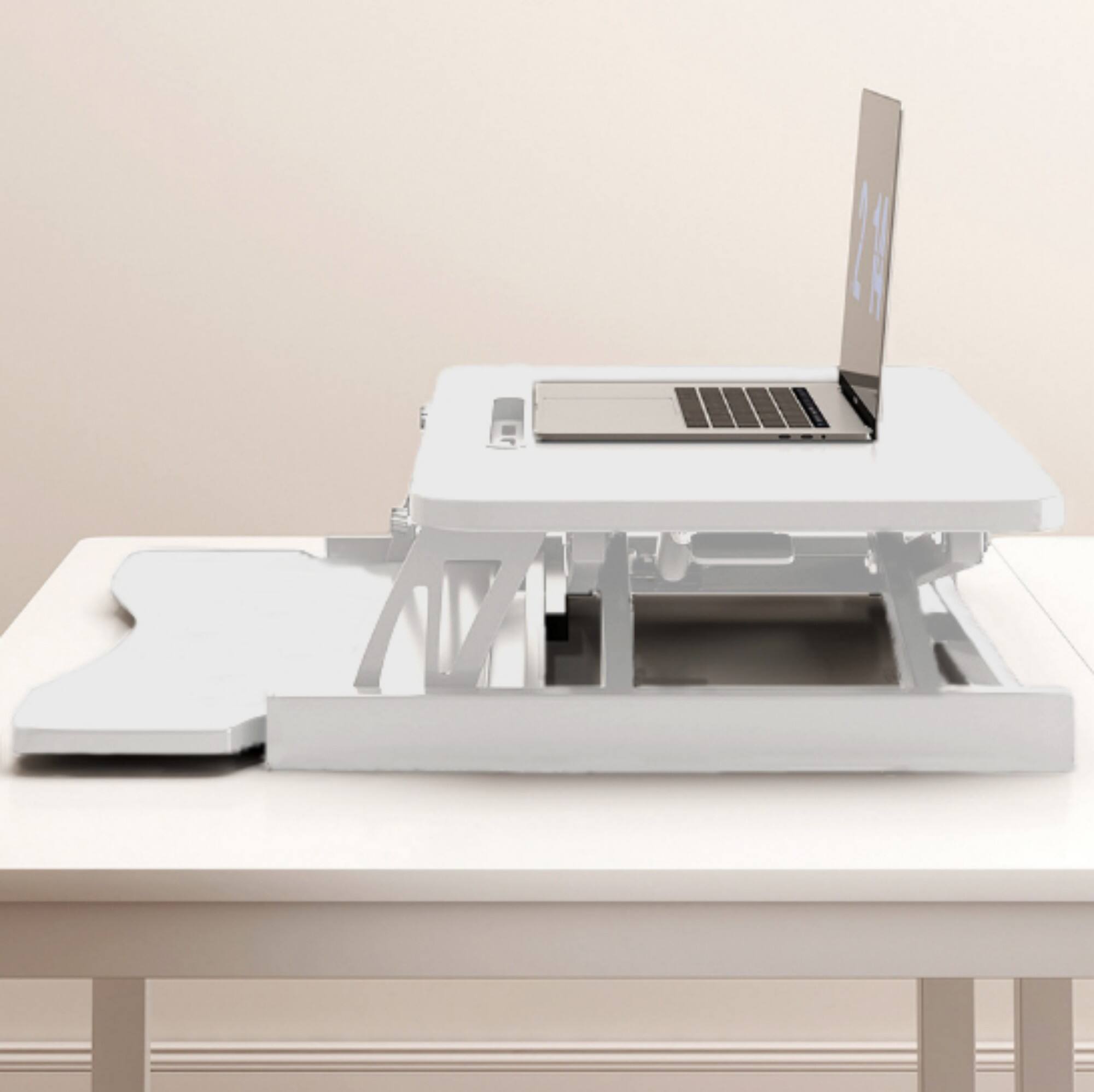 Glintex Ergonomic Standing Desk Converter – Adjustable Sit & Stand ...