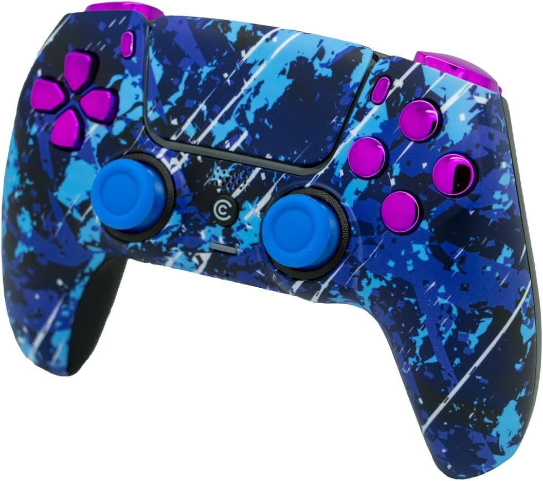 Custom Controllerzz Custom Wireless Controller for PS5 Midnight Surge ...