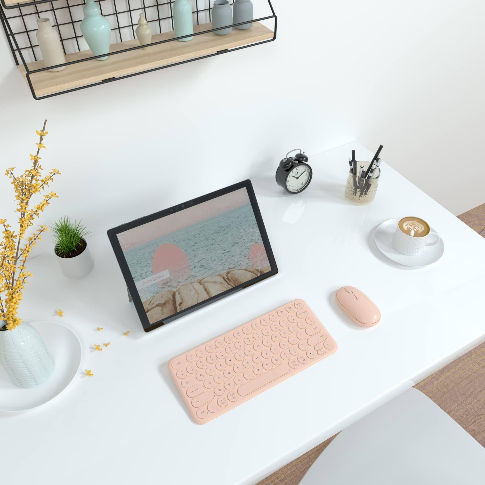 Earthley Blooms Mini Computer Wireless And Mouse Combo Colorful Compact ...