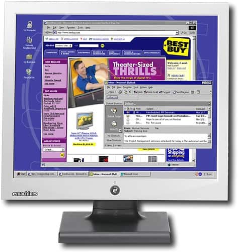 Best Buy: eMachines 17" Flat-Panel TFT-LCD Monitor E17T4