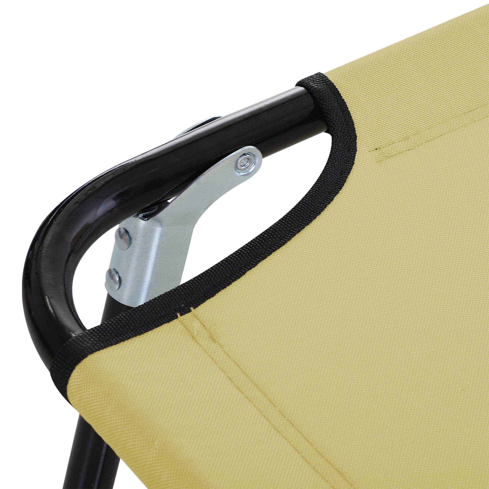 Outsunny Folding Chaise Lounge Pool Chairs, Outdoor Sun Tanning Chairs ...