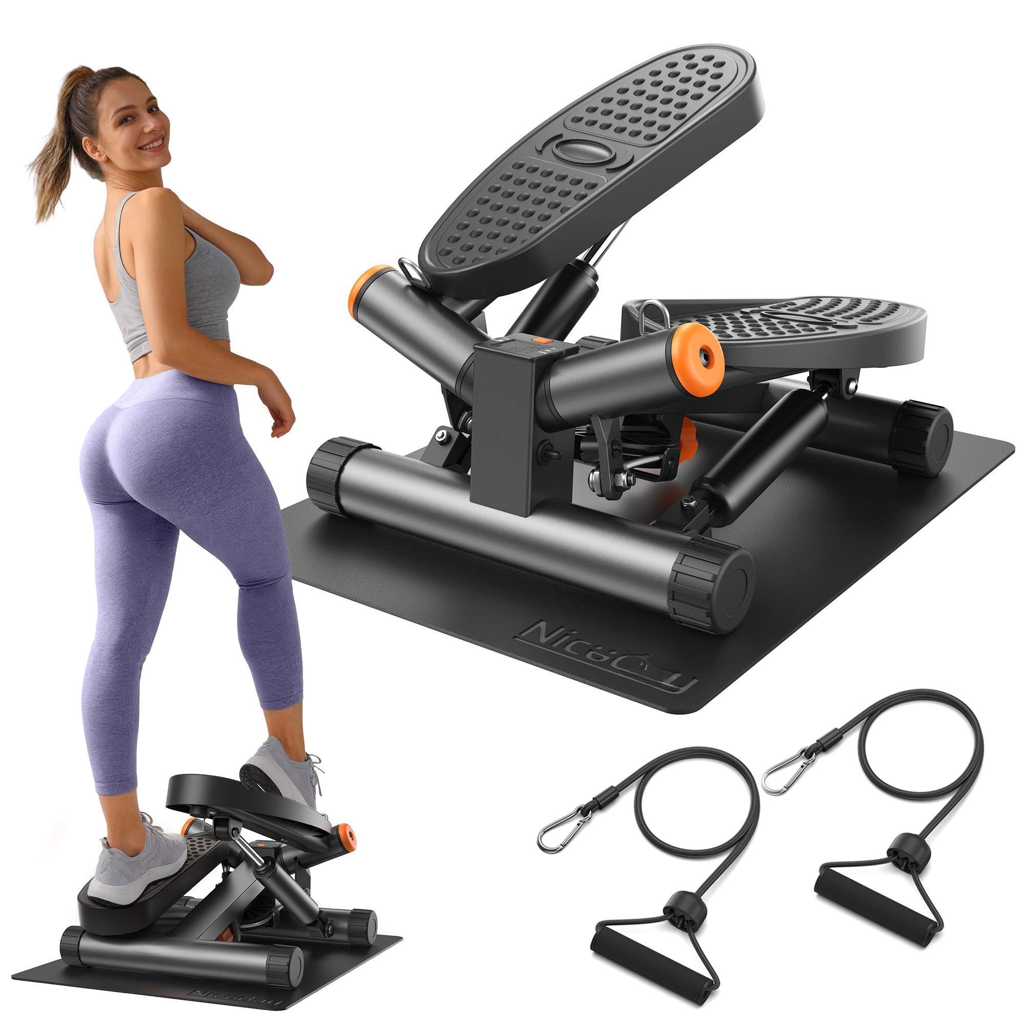 ThinkLink Electronic Exercise Stair Stepper Mini Hydraulic Fitness ...
